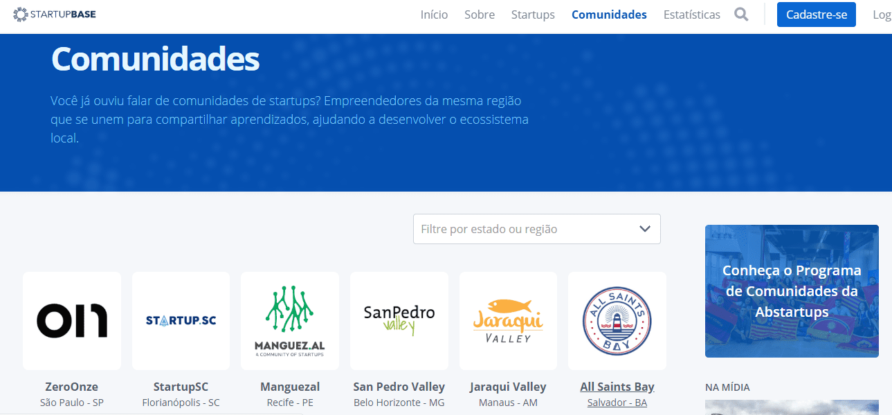 Startupbase: você sabe usar a base de dados das startups?